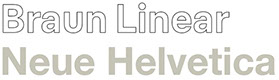 Braun font