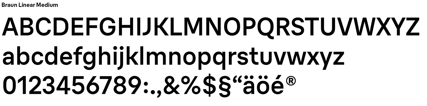 Braun font